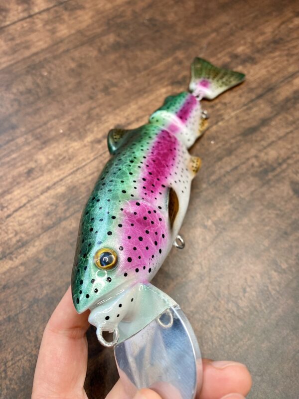 Mega Rainbow Trout - Handmade Custom baits for Freshwater Fishing